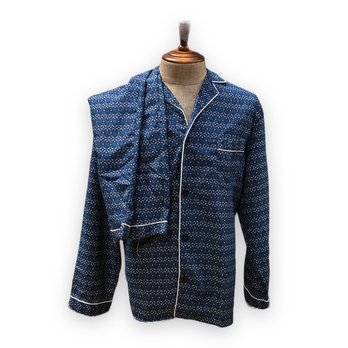 BULK BUY - Men's Two-Piece Microfiber Pajama Set with Matching Bottoms ...